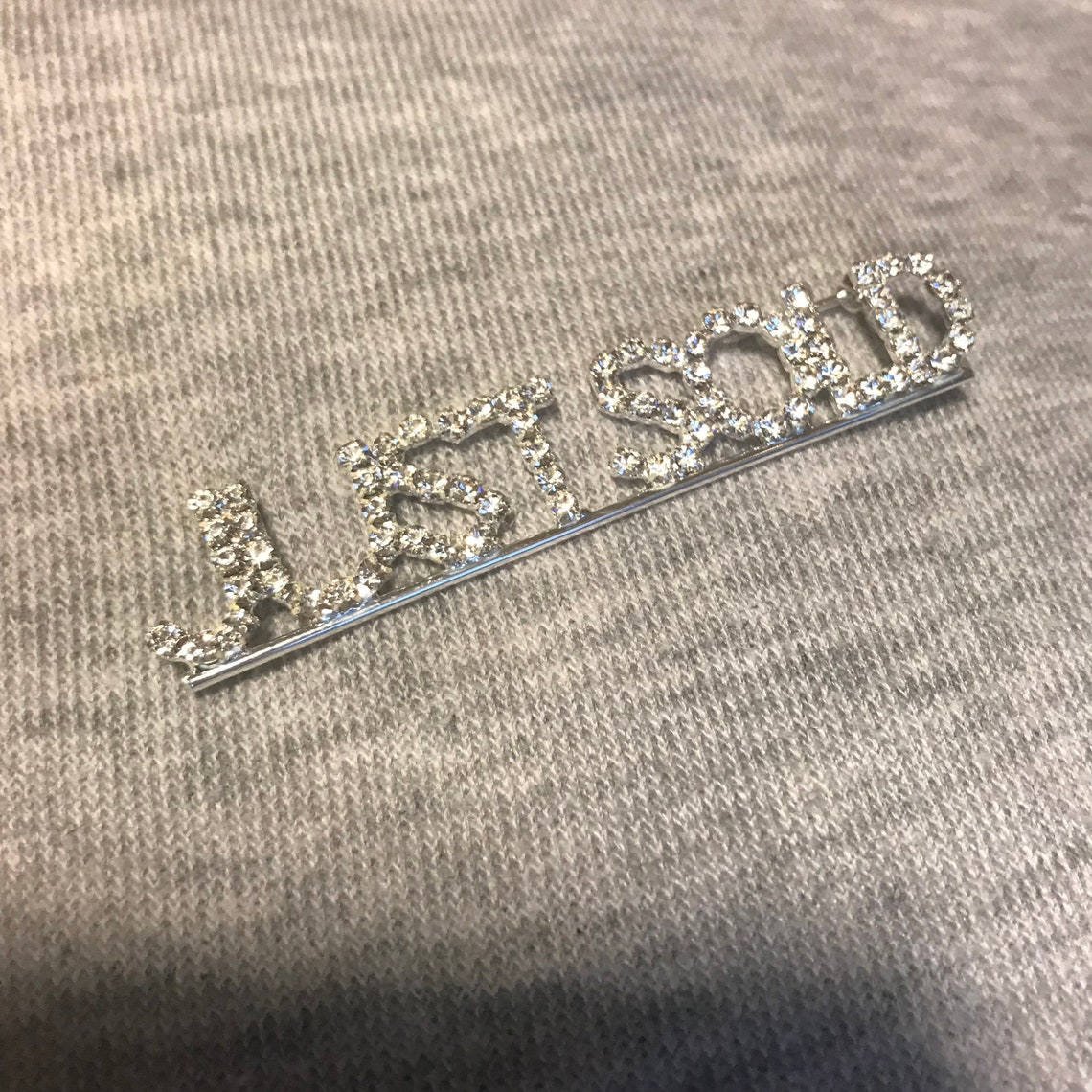 Realtor Pin "just Sold" Bling Pin Bling Nametag Real Estate Pin Realtor ...