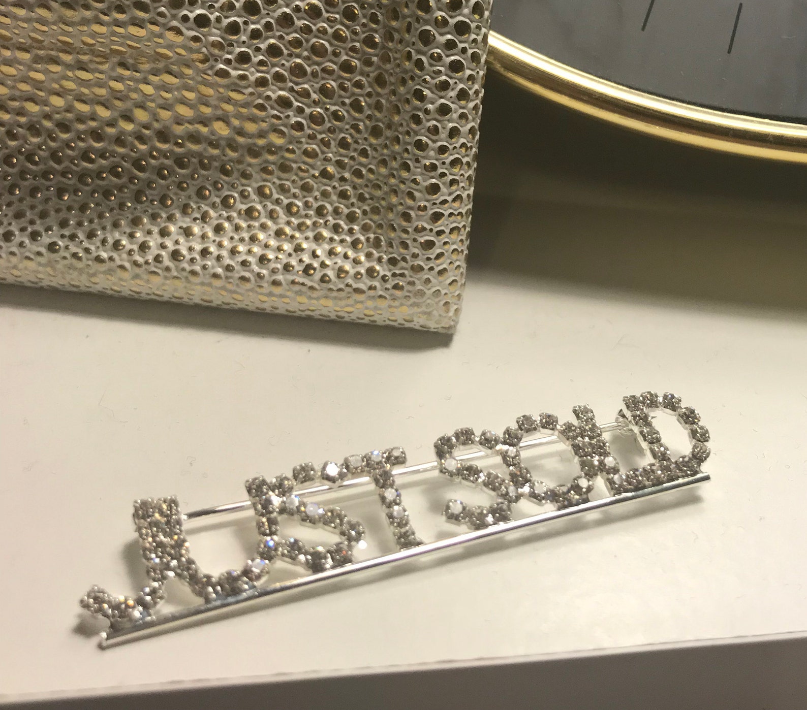Realtor Pin "just Sold" Bling Pin Bling Nametag Real Estate Pin Realtor ...