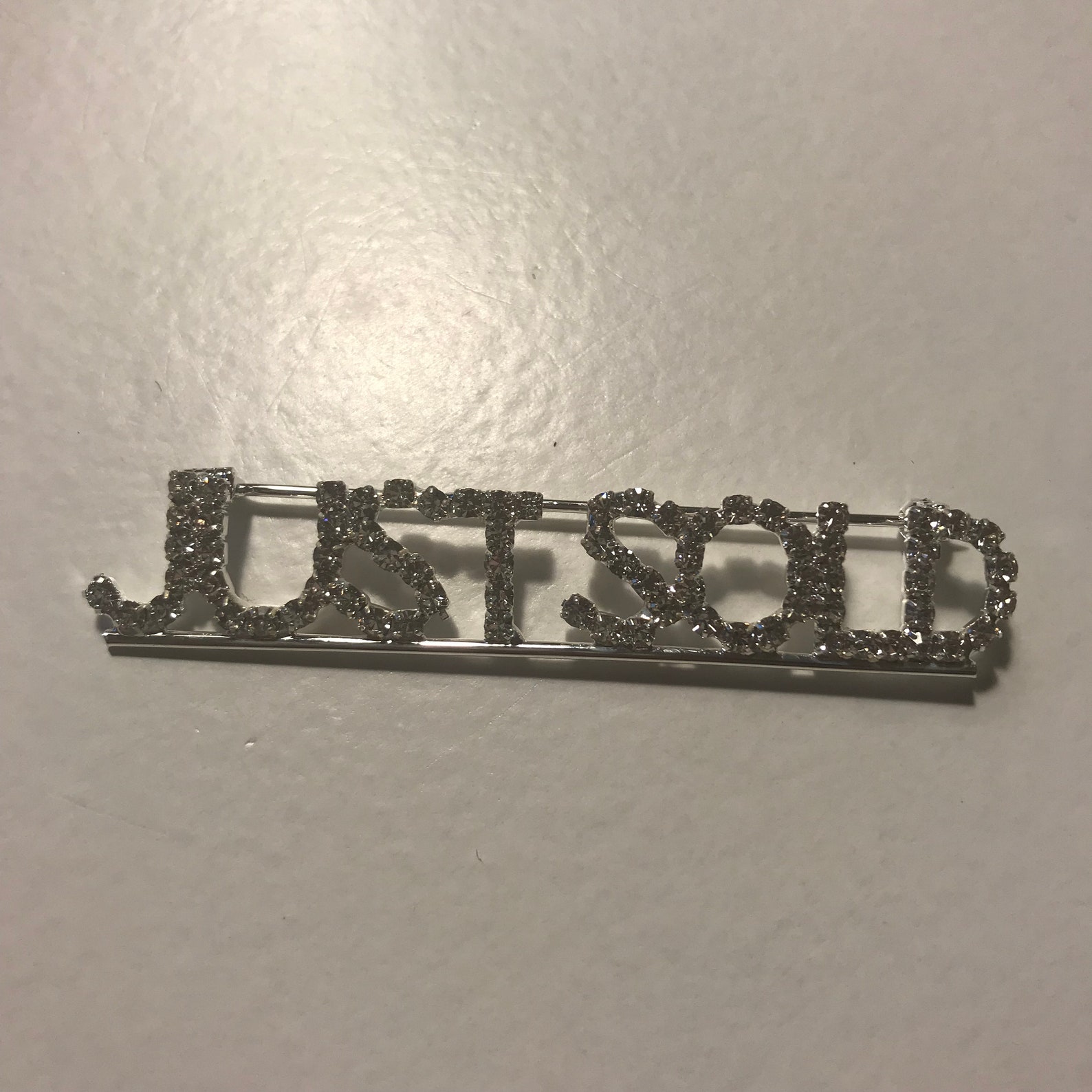 Realtor Pin "just Sold" Bling Pin Bling Nametag Real Estate Pin Realtor ...