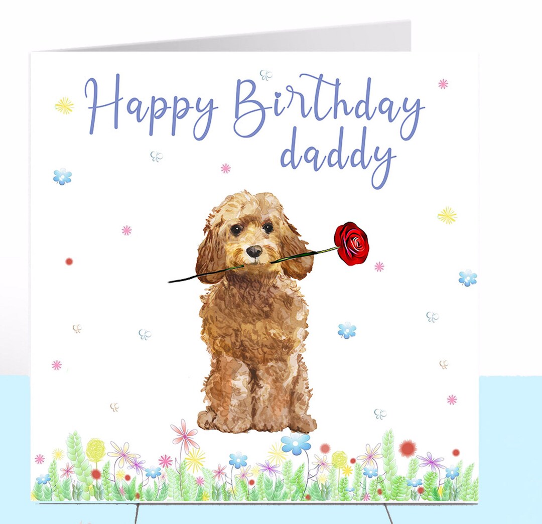 Cockapoo Dog Mummy Birthday Card, Cockapoo, Dog Birthday Card ...