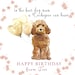 Cockapoo Dog Mummy Birthday Card, Cockapoo, Dog Birthday Card ...