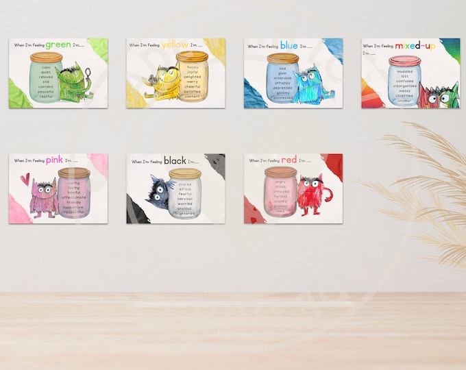 My Colour Monster Knitting Patterns. the Monsters and the Girl. 2024 ...