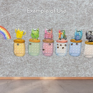 The Colour Monster Book Feelings Display - Etsy