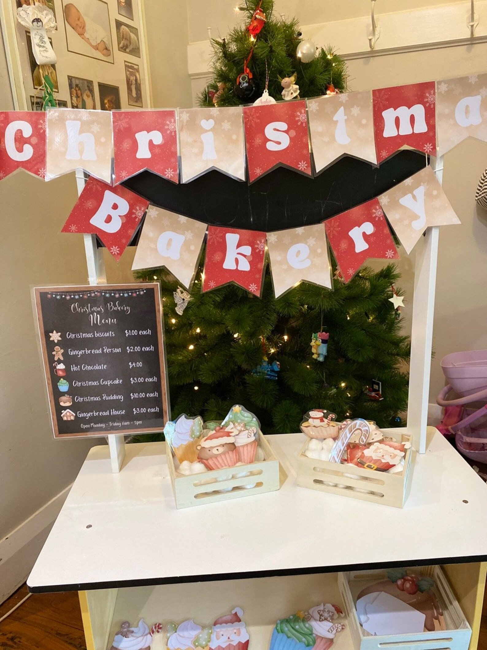 Christmas Bakery Pretend Play Set - Etsy Australia