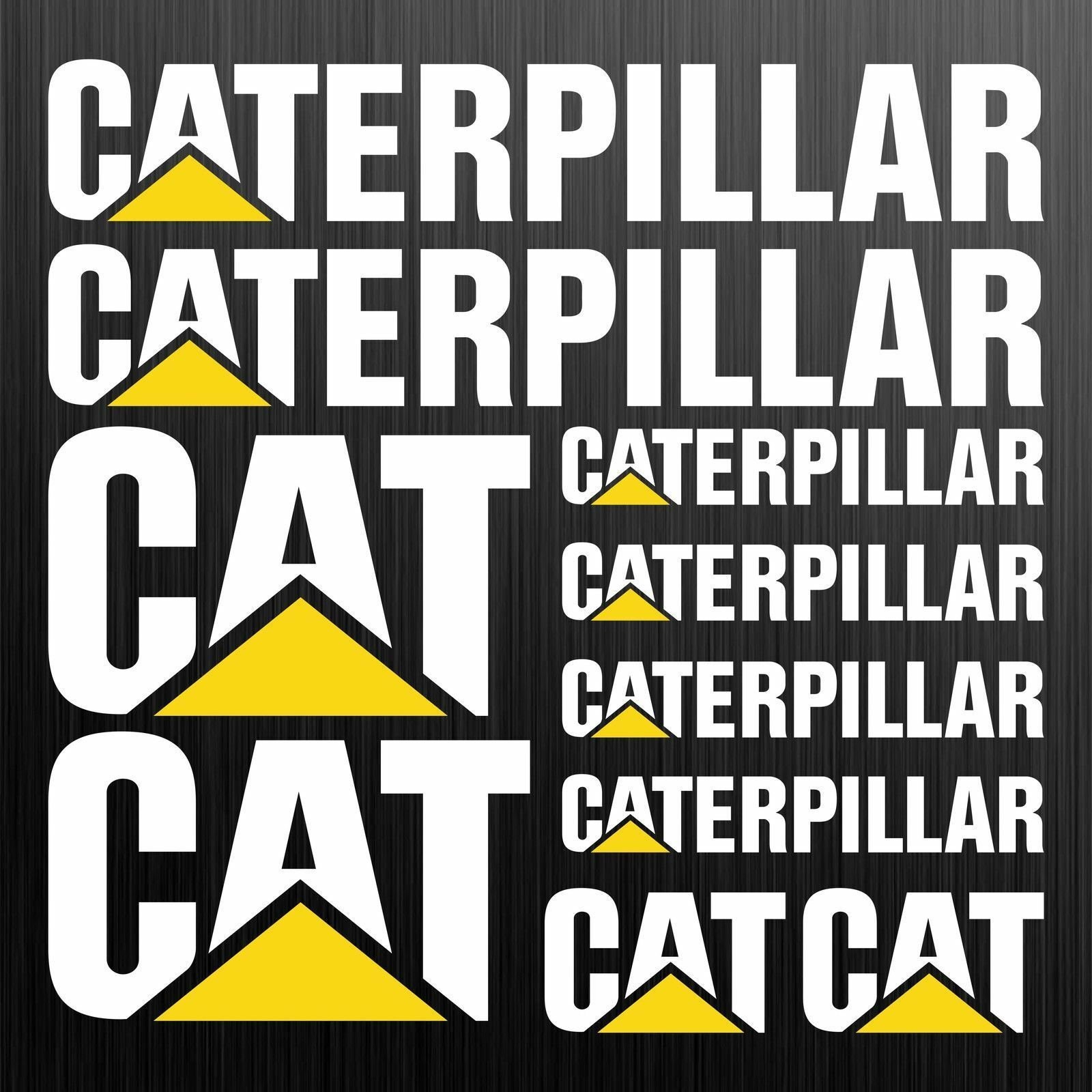Caterpillar Logo Stickers
