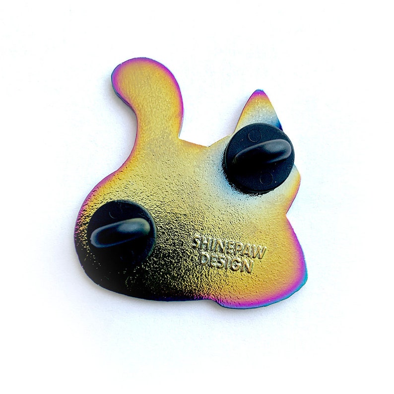Rainbow Tuxedo Cat Enamel Pin a Soft Enamel Pin Set With | Etsy