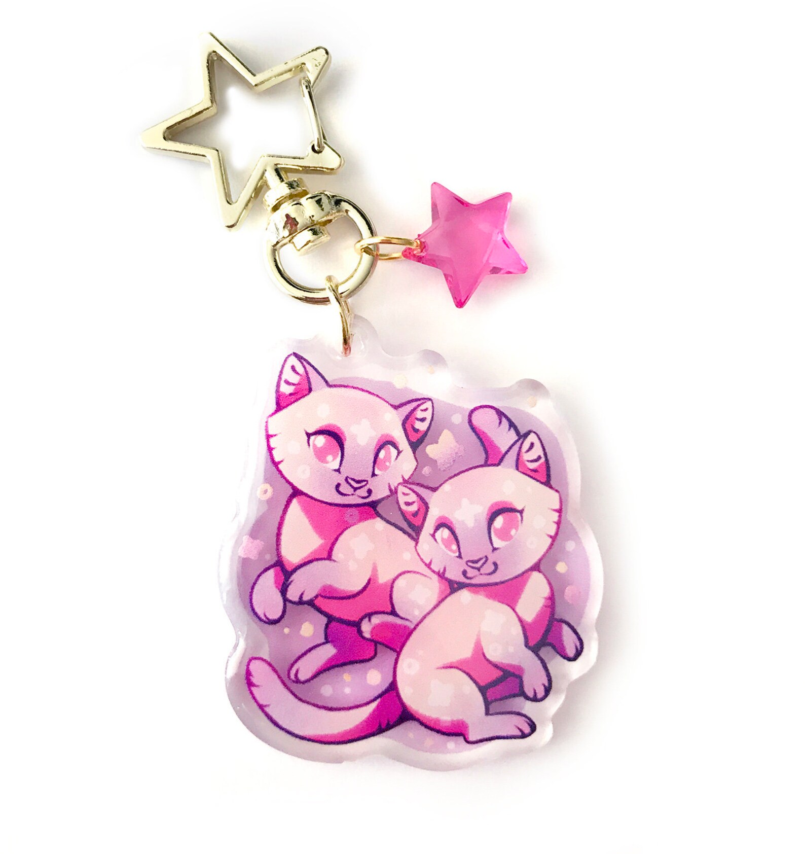 Cosmic Zodiac Animals Keyring Clear Double Sided Acrylic - Etsy