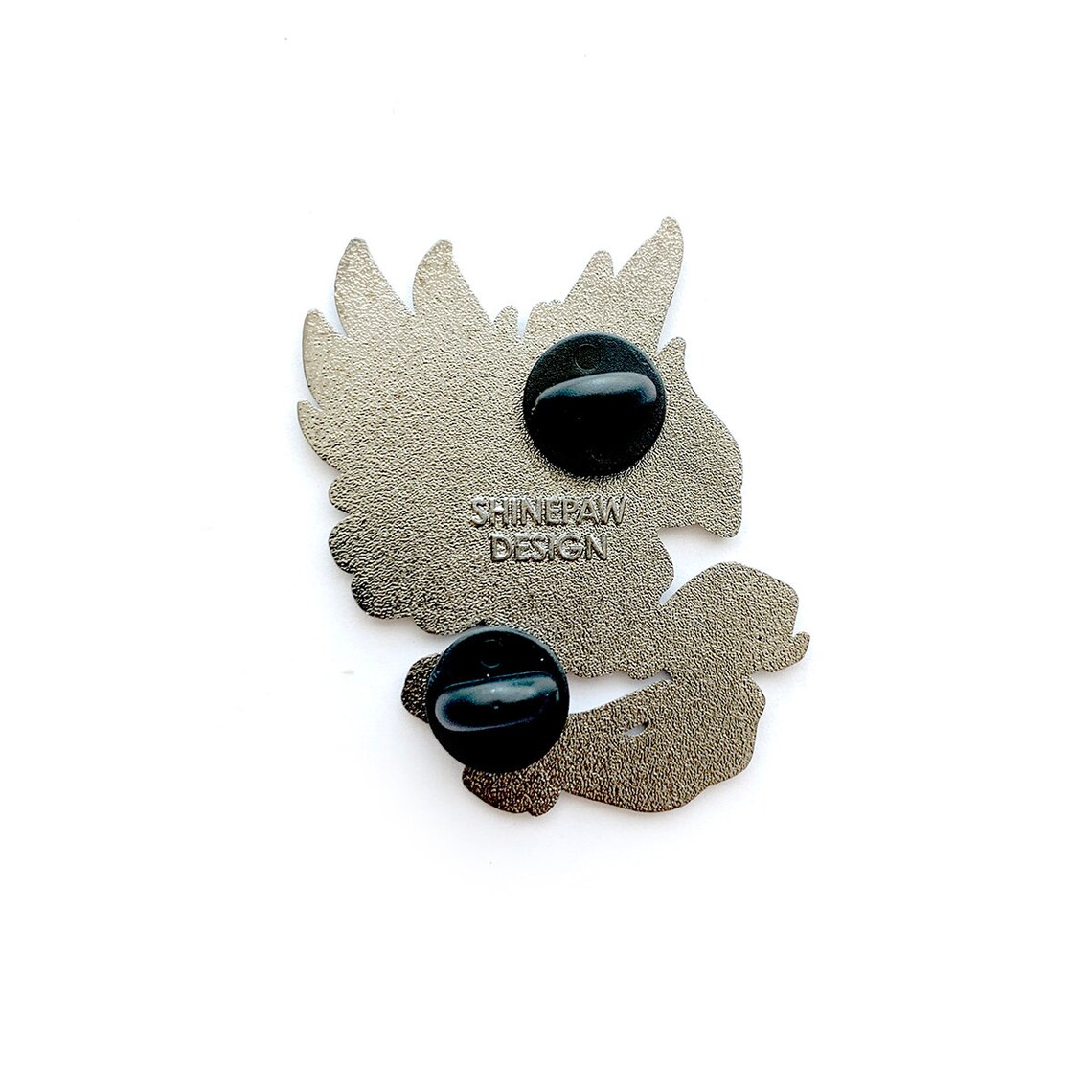 Alt Phoenix Bird Pin Set Gunmetal or Silver Plated Hard - Etsy
