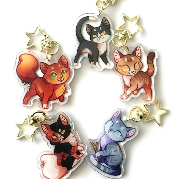 Warrior Cats Keychain - Etsy