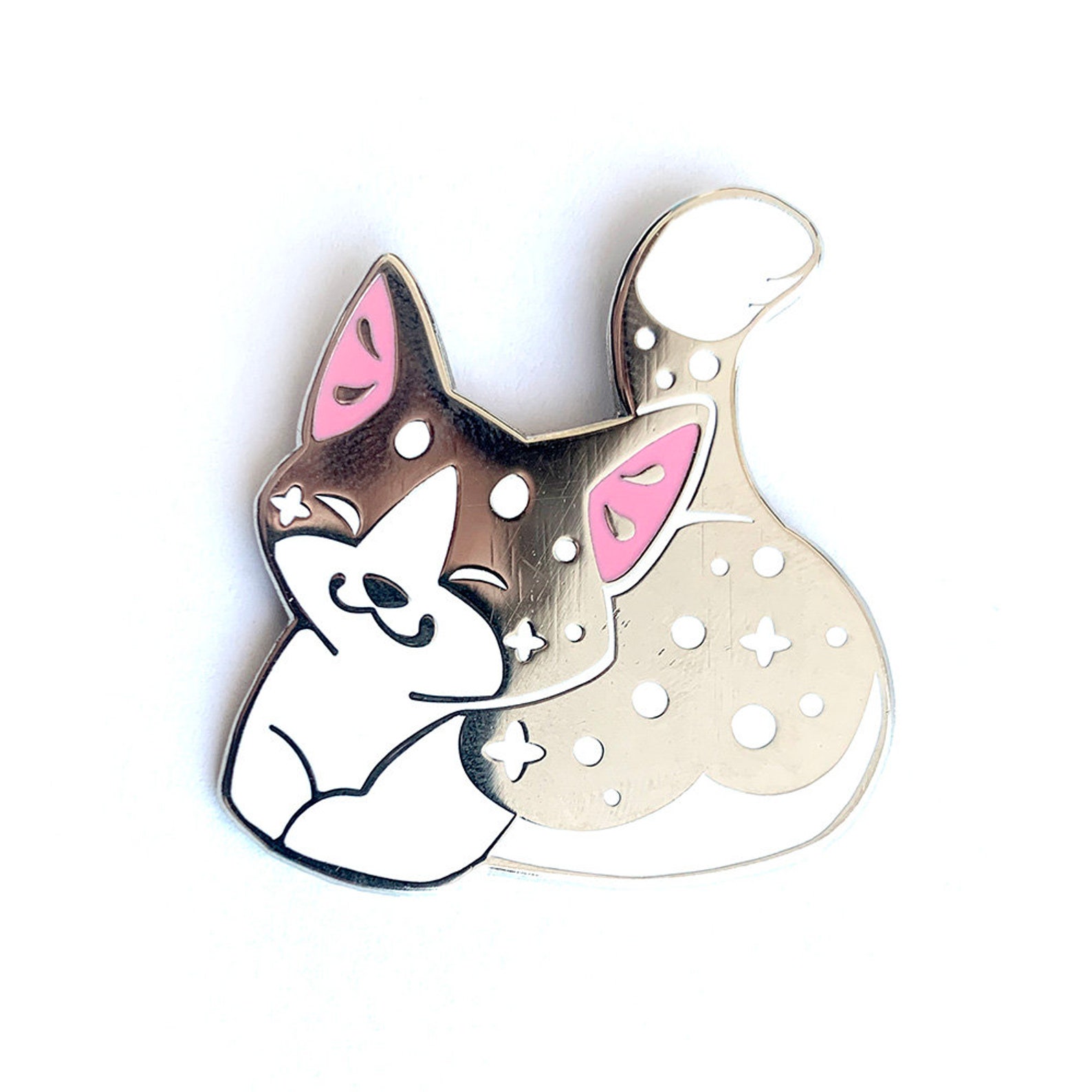 Rainbow Tuxedo Cat Enamel Pin a Soft Enamel Pin Set With | Etsy