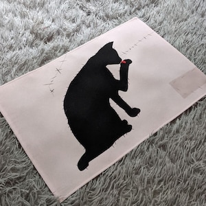 OFMD Cat Banner || Wall Decor | Death Flag | Cat Flag Ofmd - Etsy