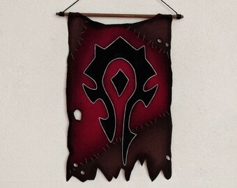 Wow Horde Banner - Etsy