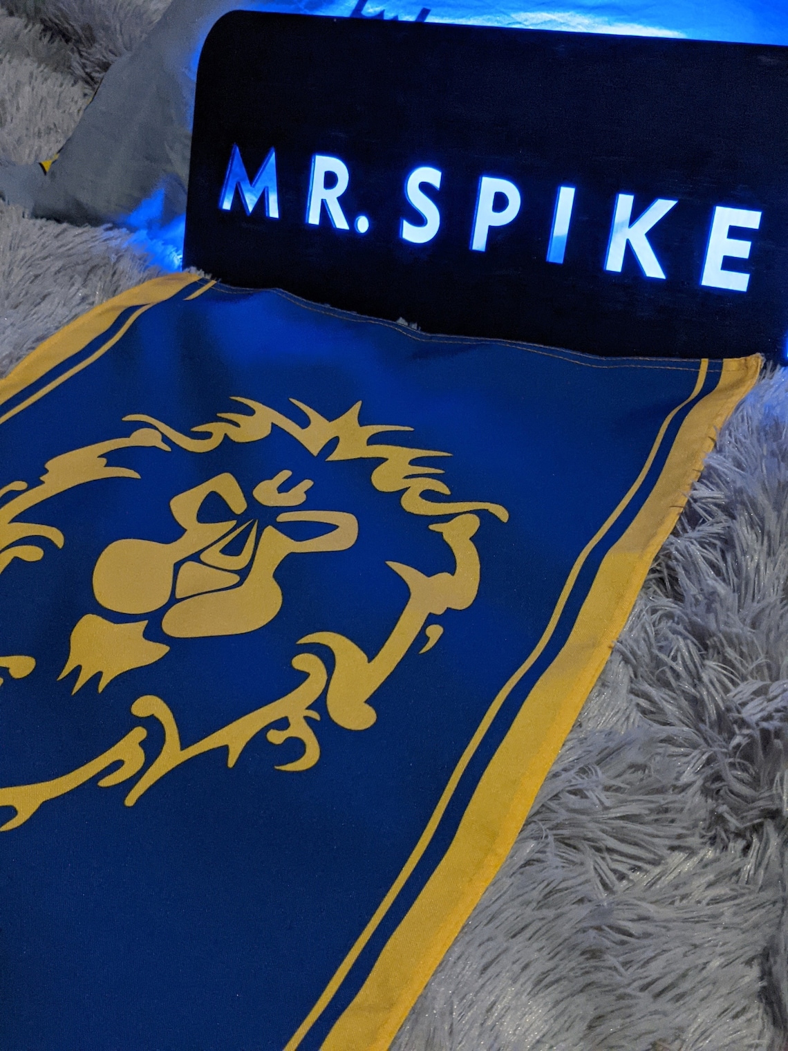 Alliance Banner || Stormwind Flag | Wow Wall Decor | Gift for Gamer ...