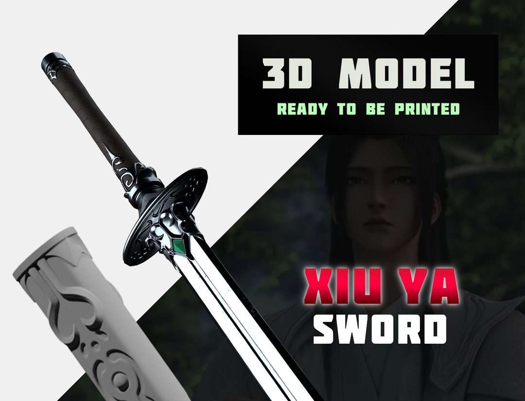 Xiu Ya Sword 3D Model shen Qingqiu From SVSSS Cosplay - Etsy