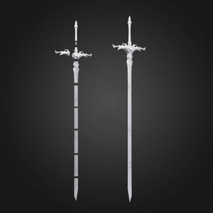 Fang Xin 3D Model (xie Lian's Sword) || Cosplay Pattern | Digital Three ...
