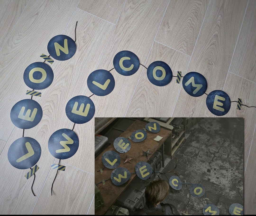 Leon Welcome Wall Decor || Gamer Room Decoration - Etsy