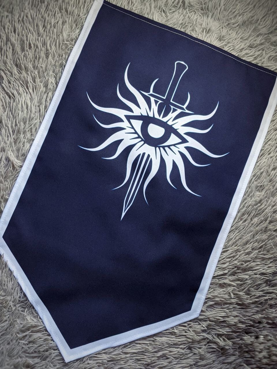 Inquisition Fabric Banner || Dragon Wall Decor | Gift for Gamer | Game ...