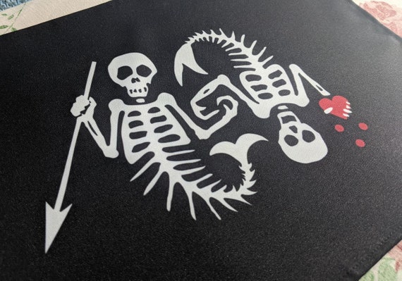 OFMD Banner Mermaids Wall Decor Death Flag - Etsy