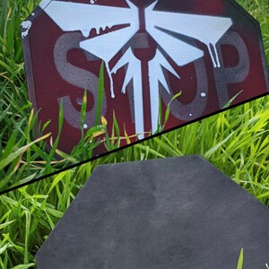 Last of Us Stop Sign Tlou Firefly Decor Last of Us Home Decor Ellie ...
