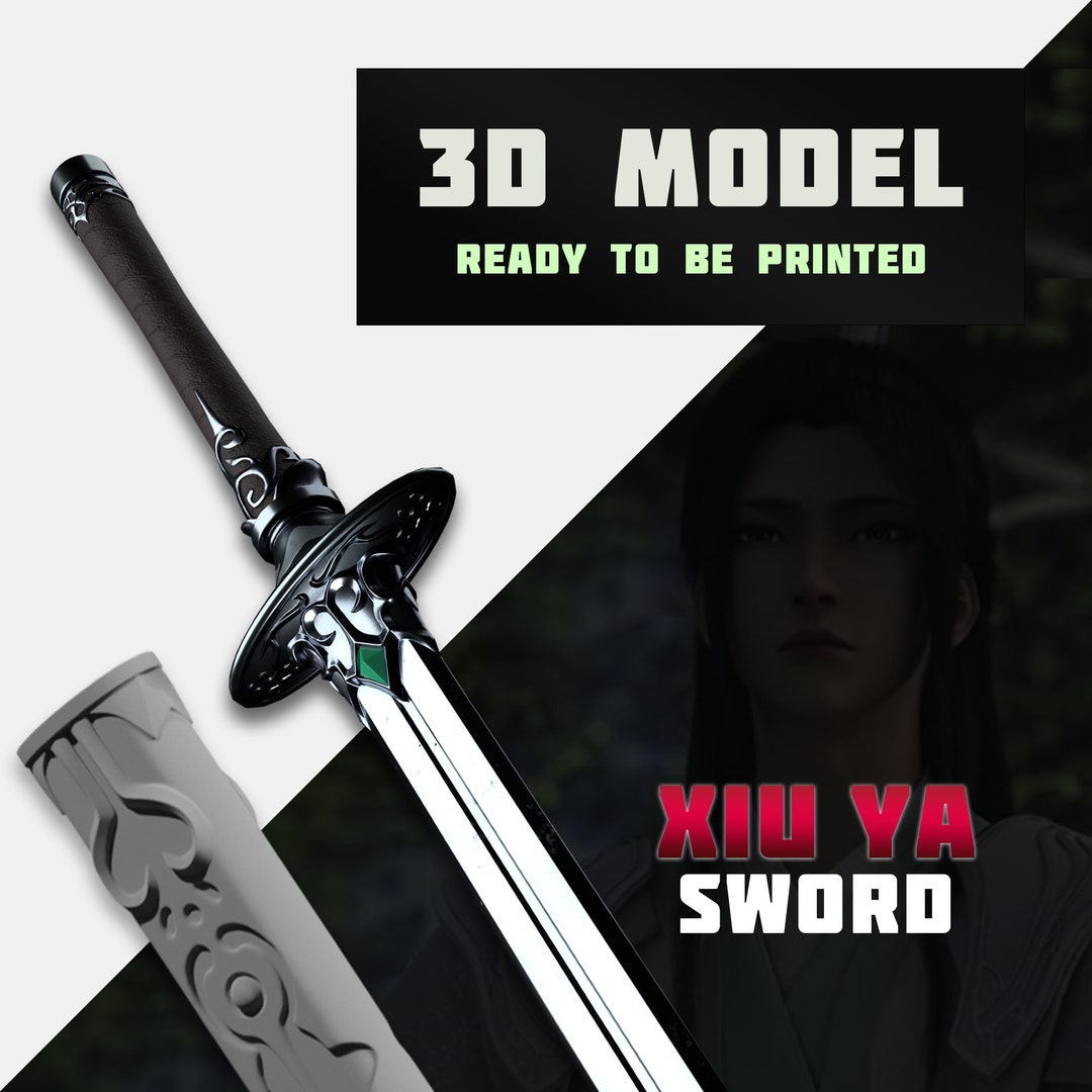 Xiu Ya Sword 3D Model (shen Qingqiu) From SVSSS || Cosplay Pattern ...