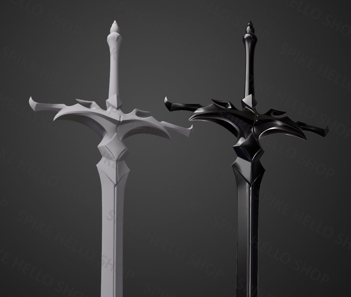 Modelo 3D de Fang Xin espada de Xie Lian // patrón de cosplay / espada ...