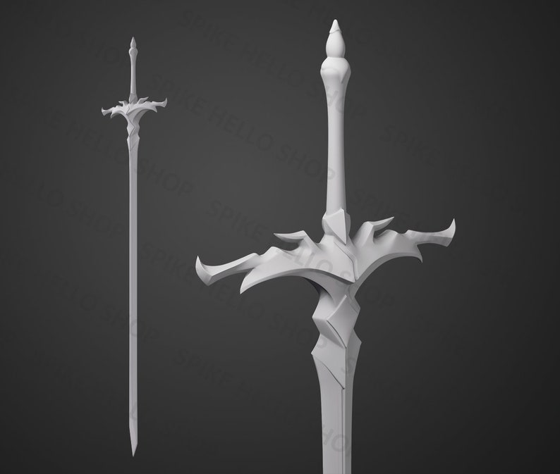 Fang Xin 3D Model (xie Lian's Sword) || Cosplay Pattern | Digital Three ...