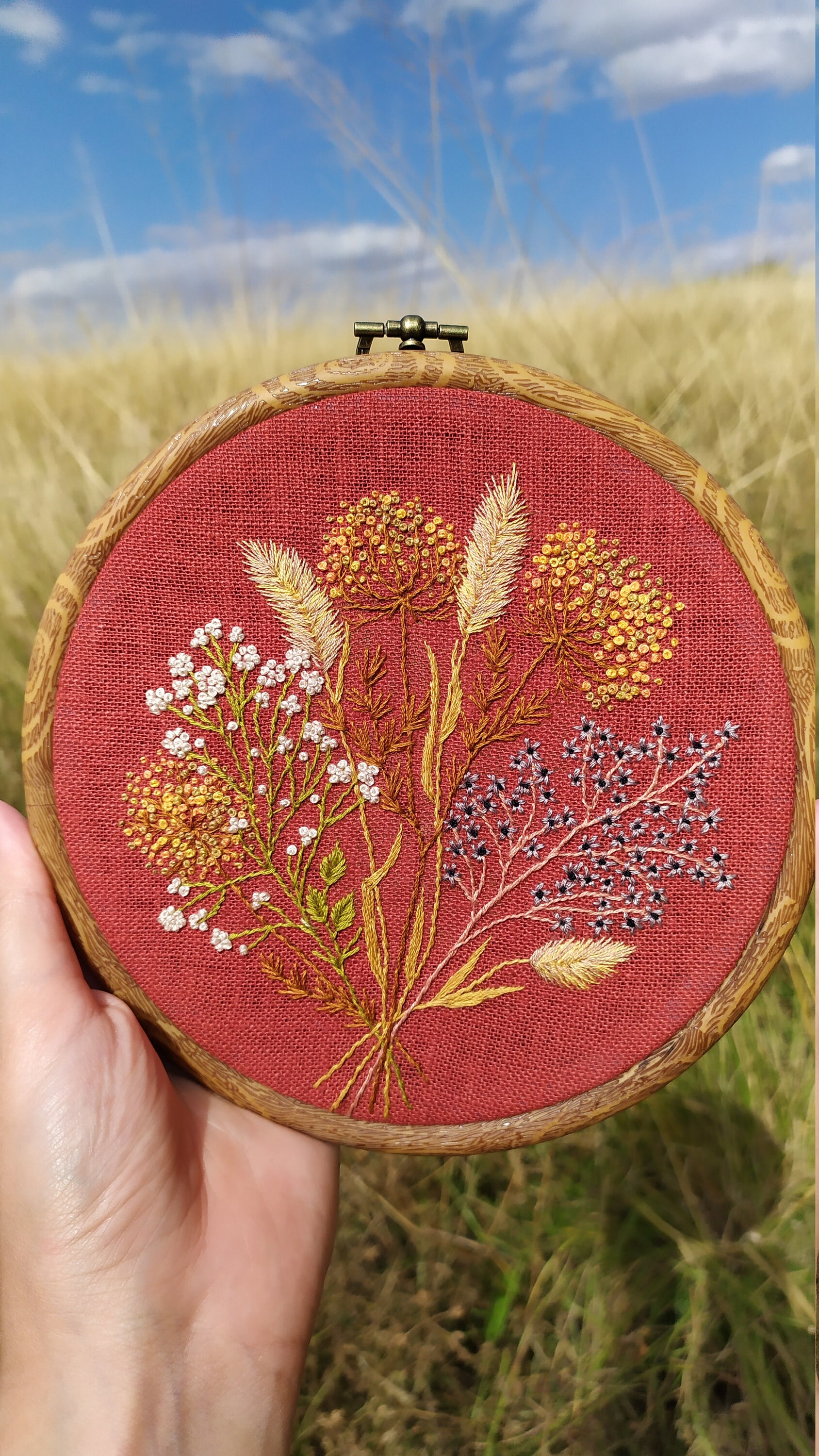 Wild Flower, Embroidery Flowers, Botanical Flowers, Original Gift - Etsy