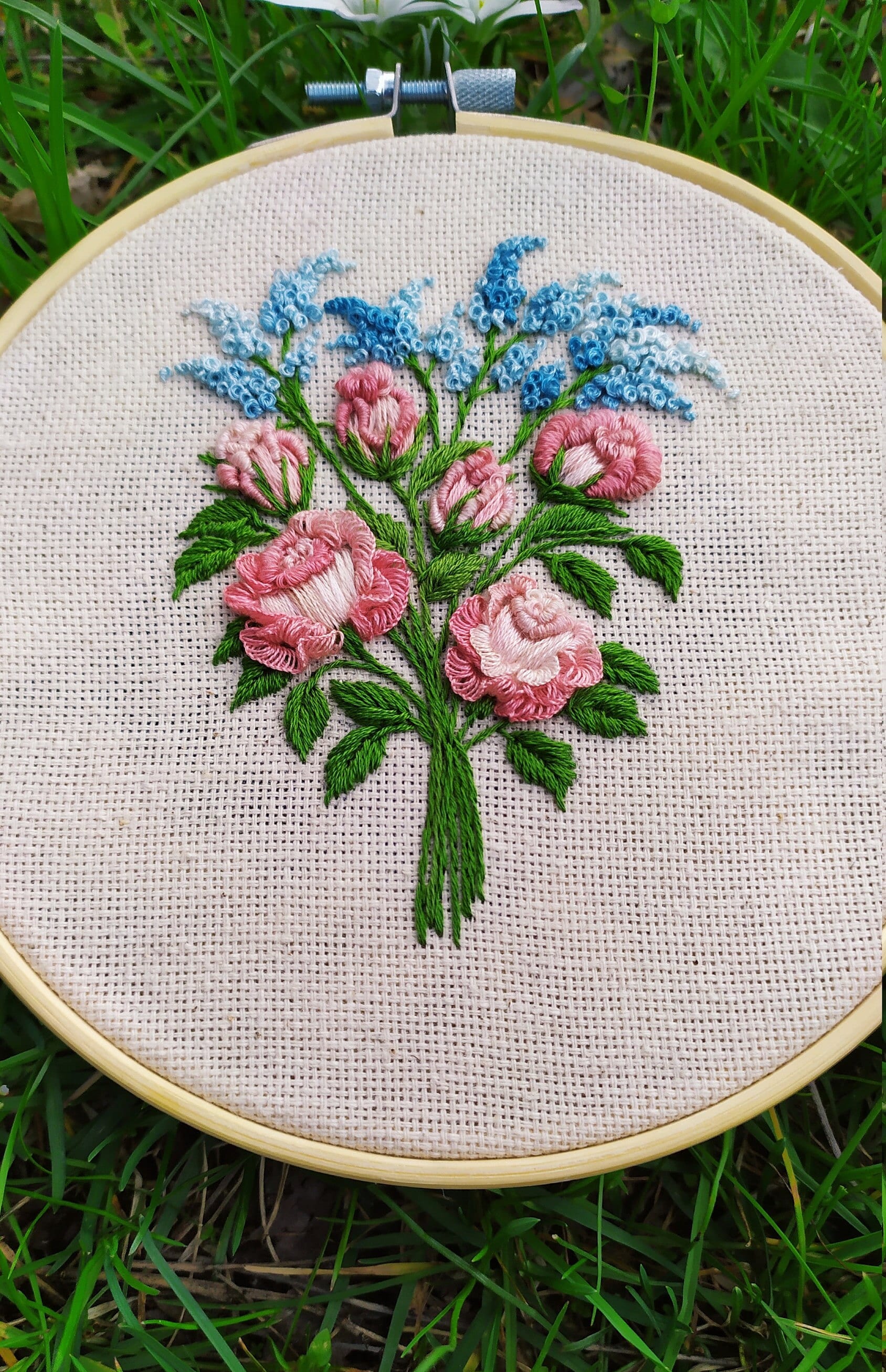 3D Embroidery Embroidery Art Modern Embroidery Original - Etsy