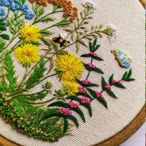 Spring Decor, Embroidery Spring Decor, , Embroidery Art, Modern ...