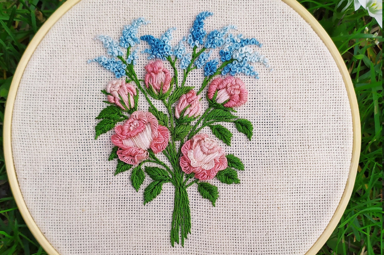 3D Embroidery Embroidery Art Modern Embroidery Original - Etsy