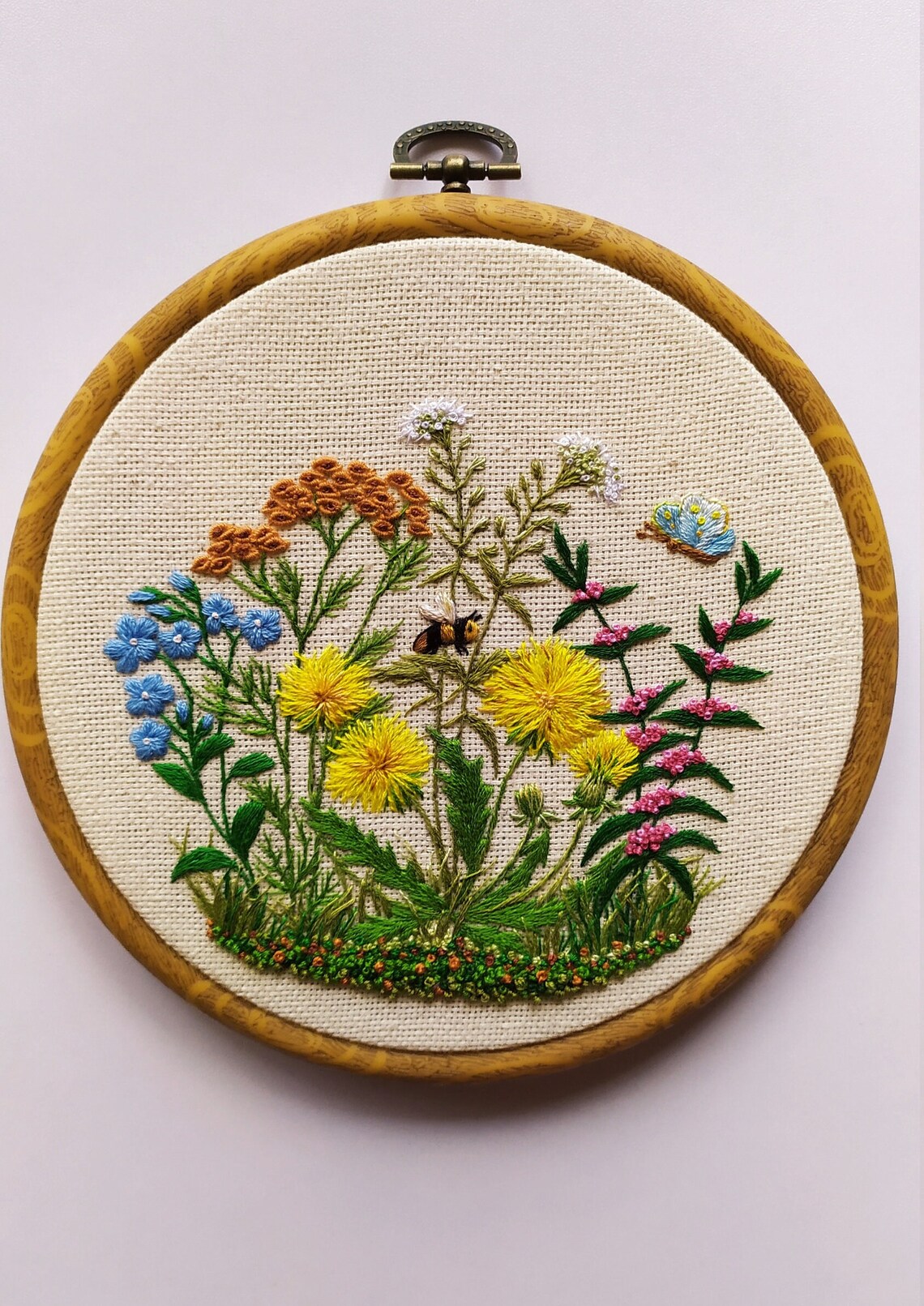 Spring Decor Embroidery Spring Decor Embroidery Art - Etsy