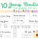 10 PDF Games Bundle Printable Games for All Ages in PDF - Etsy