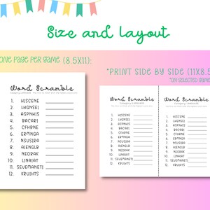 10 PDF Games Bundle Printable Games for All Ages in PDF - Etsy