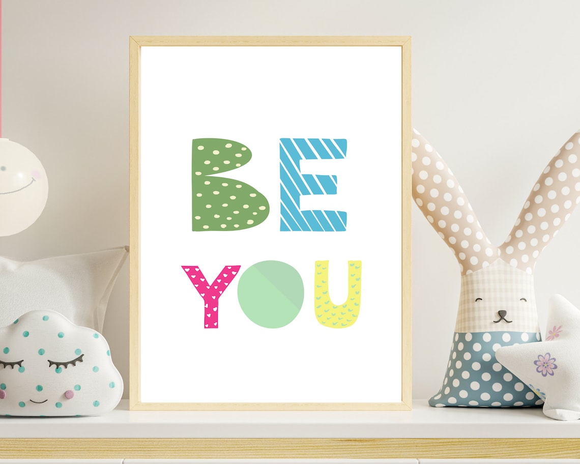 Affirmation Wall Art for Kids Set of 8 Affirmation Wall Art - Etsy