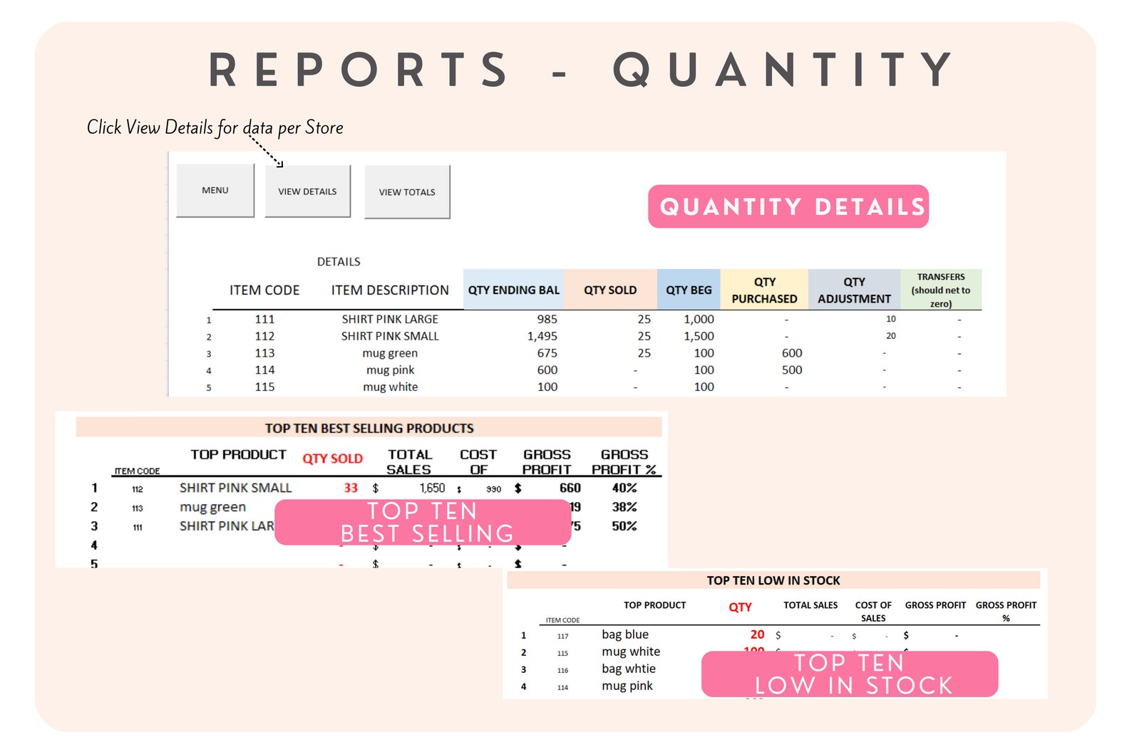 INVENTORY Tracker With Invoice Template Inventory Log Sheet - Etsy
