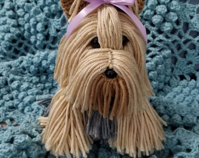 Crochet Yorkie Amigurumi Dog Lovers Handmade Gift Kids - Etsy