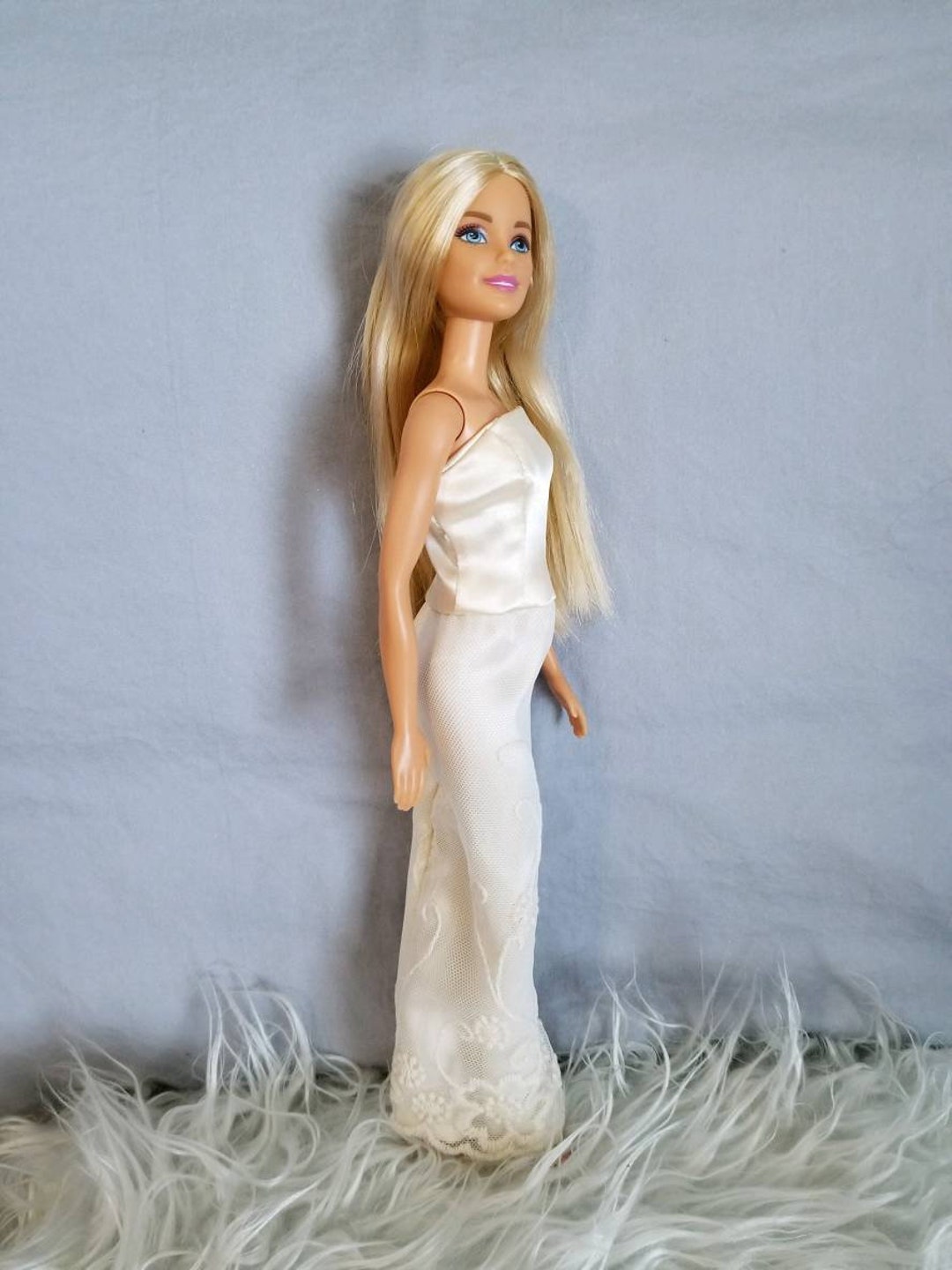 Wedding Dress for 11-1/2" Doll, Formal Dress, Handmade, Ready to Ship ...
