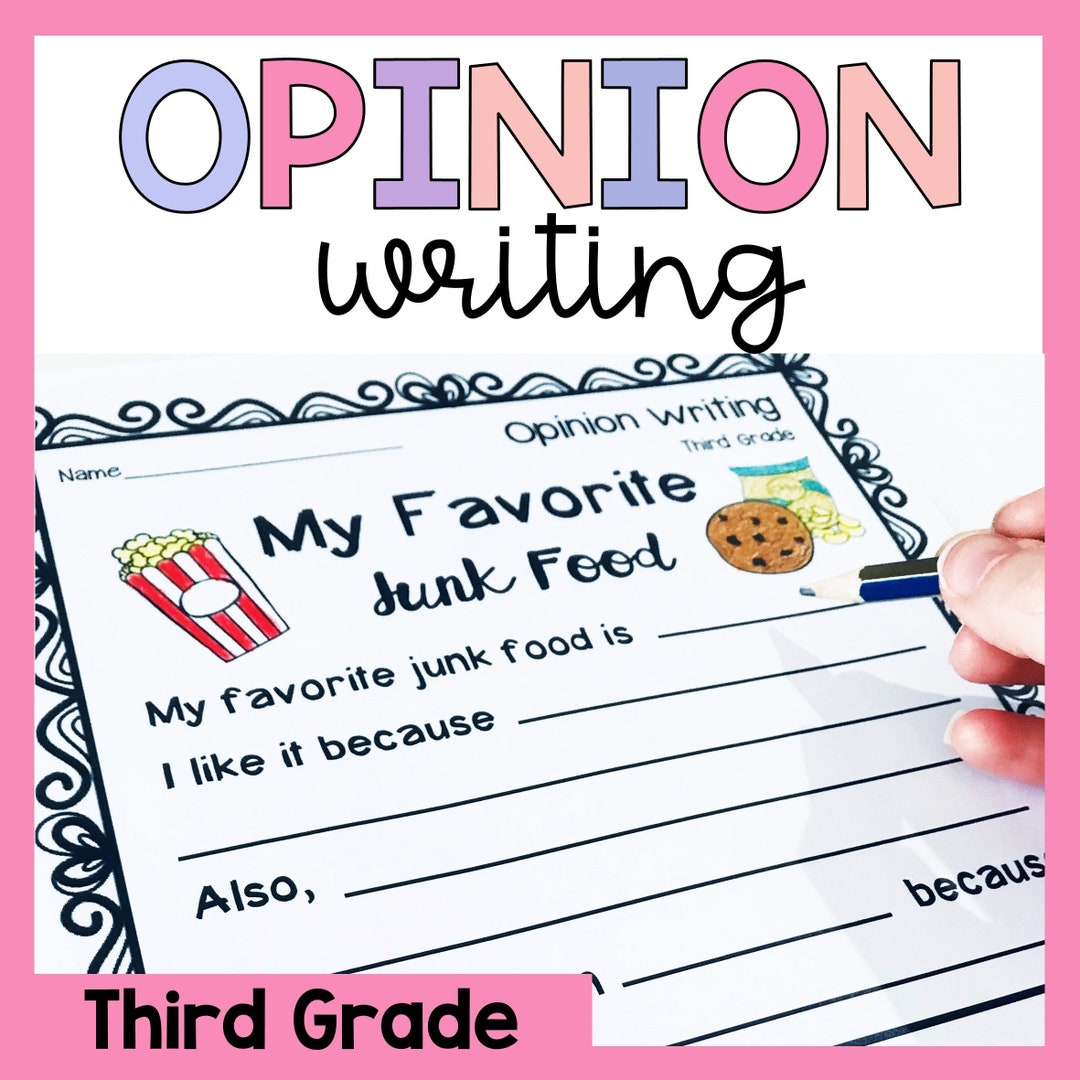 Third Grade Opinion Writing Prompts and Worksheets - Etsy