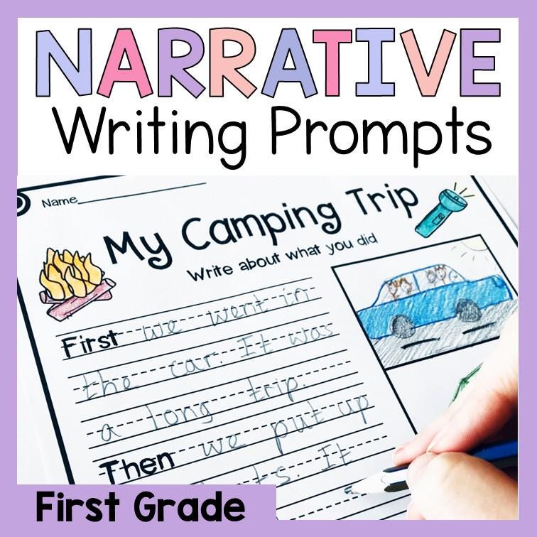 First Grade Narrative Writing Prompts and Writing Worksheets Narrative ...