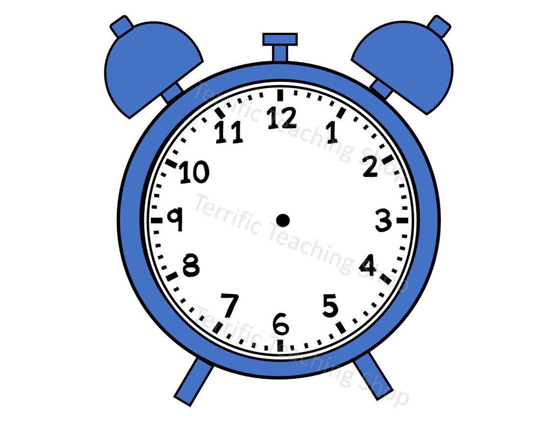 Blank Clock Clip Art - Etsy