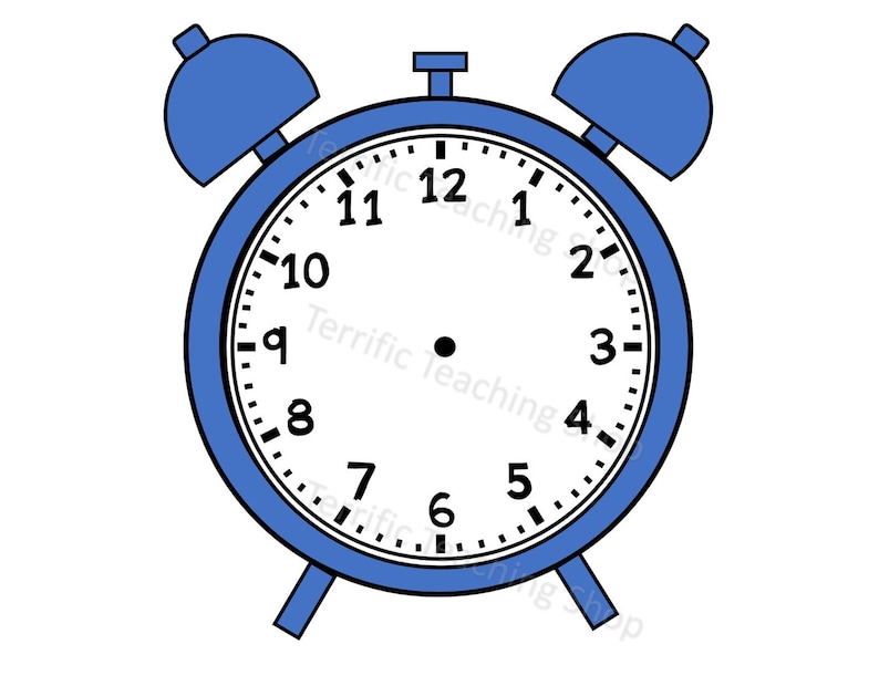 Blank Clock Clip Art - Etsy