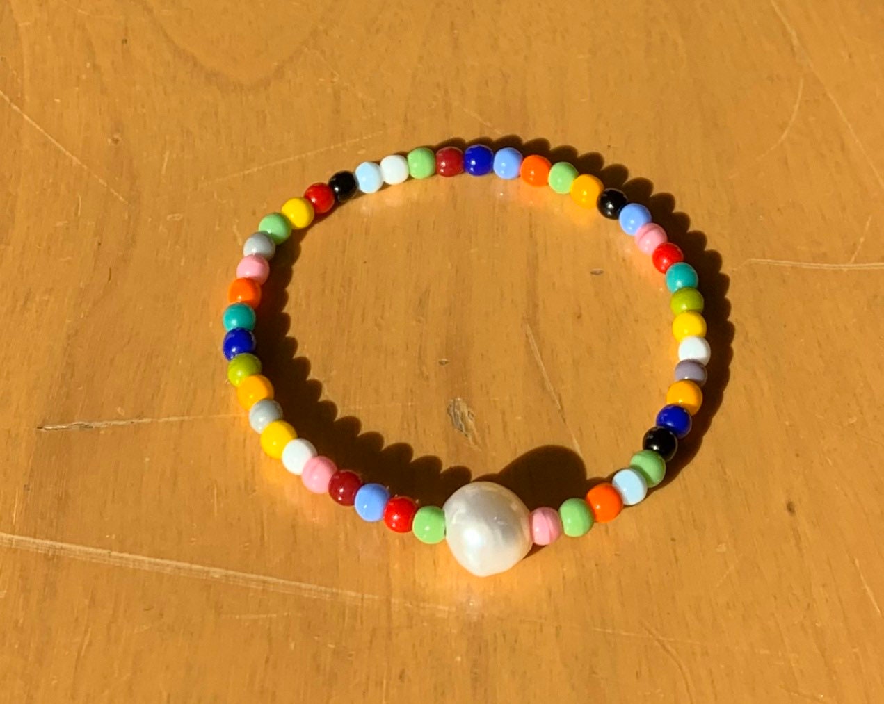 Summer Camp Bracelets Druk Beads African Trade Beads Smiley - Etsy