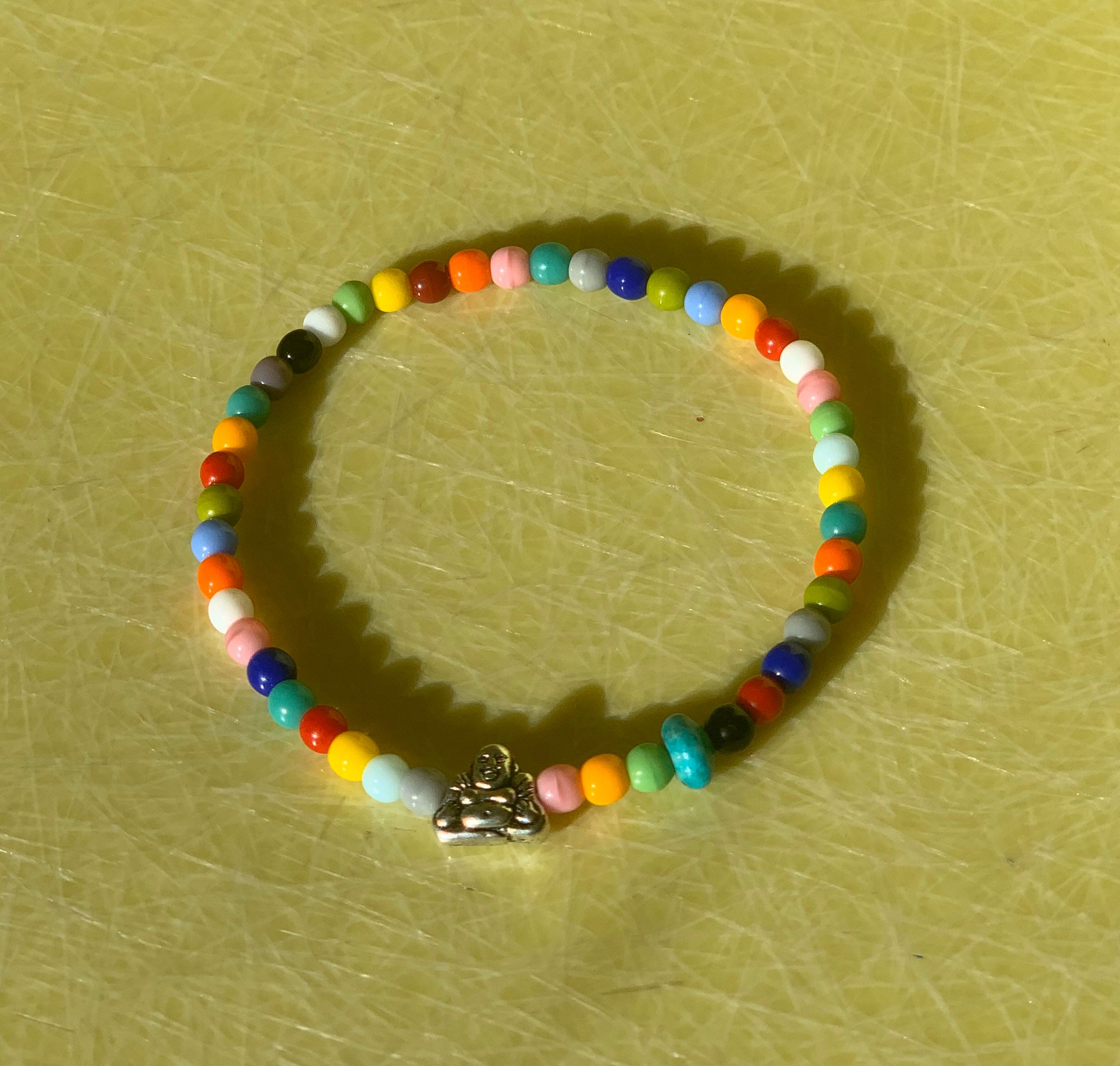 Summer Camp Bracelets- Druk Beads, African Trade Beads, Smiley Face ...