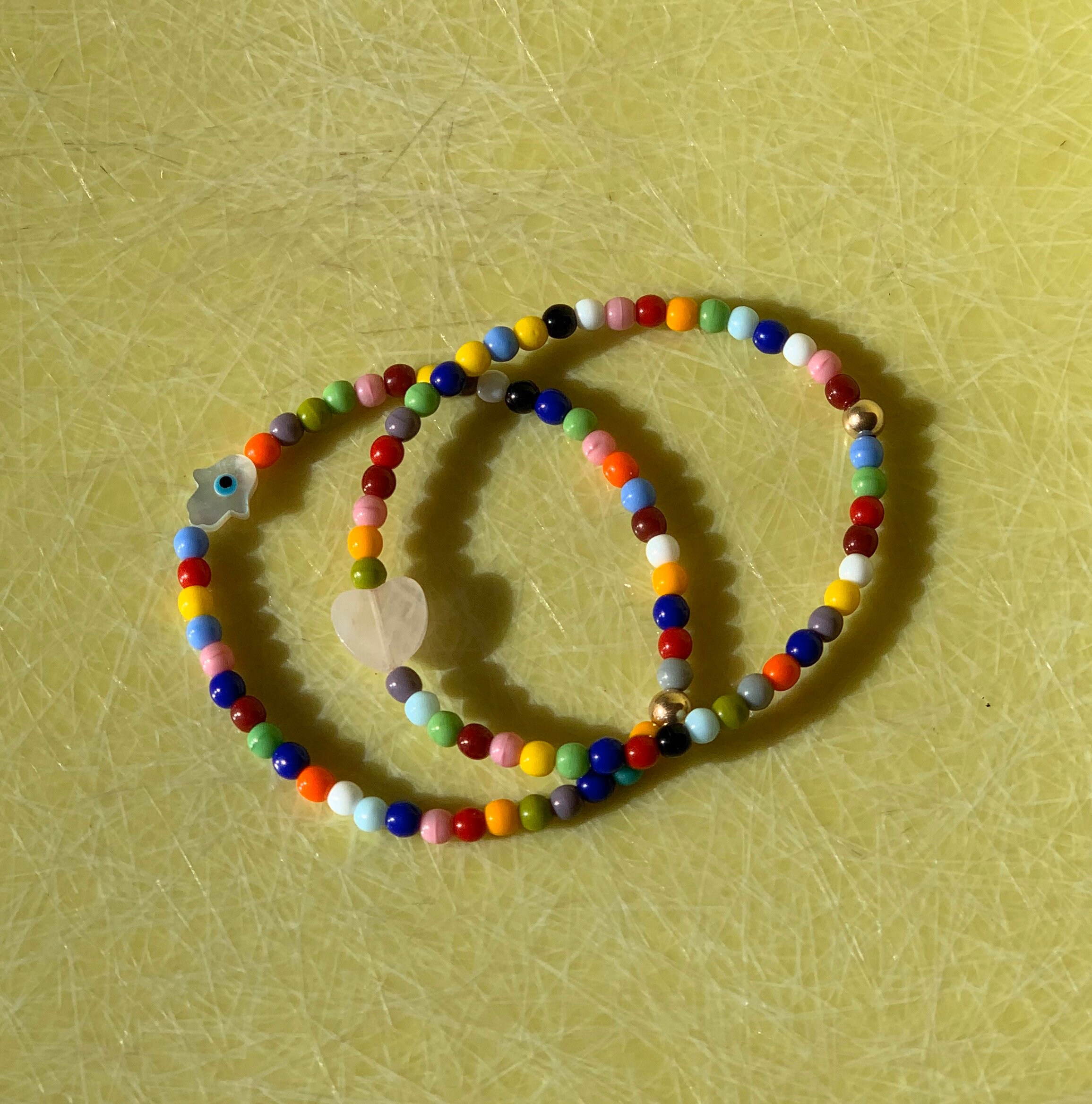 Summer Camp Bracelets Druk Beads African Trade Beads Smiley - Etsy