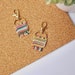 Boho Fringe Cotton Keychain, Case of Stripes Friendship Bracelet ...