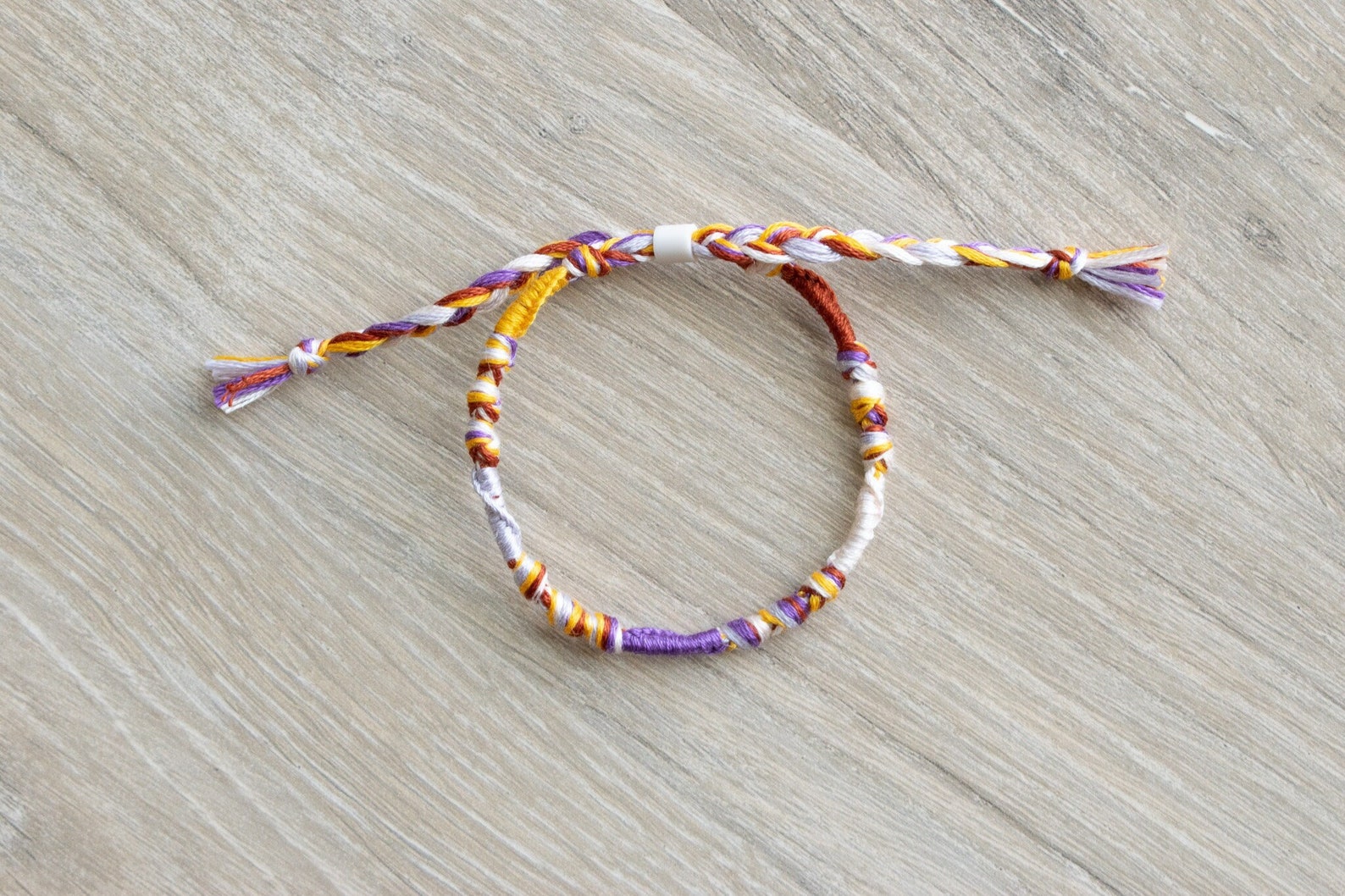 Knotted Friendship Bracelet/anklet | Skinny Bracelet/anklet | Beach ...