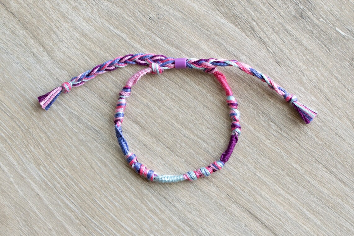 Knotted Friendship Bracelet/anklet | Skinny Bracelet/anklet | Beach ...