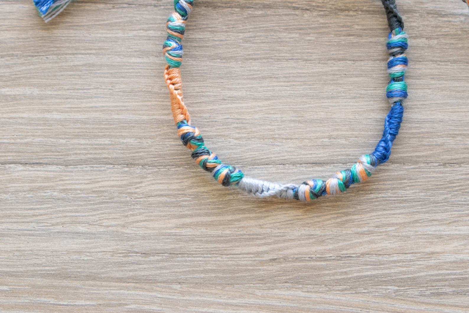 Knotted Friendship Bracelet/anklet | Skinny Bracelet/anklet | Beach ...