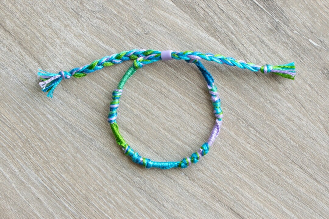 Knotted Friendship Bracelet/anklet | Skinny Bracelet/anklet | Beach ...