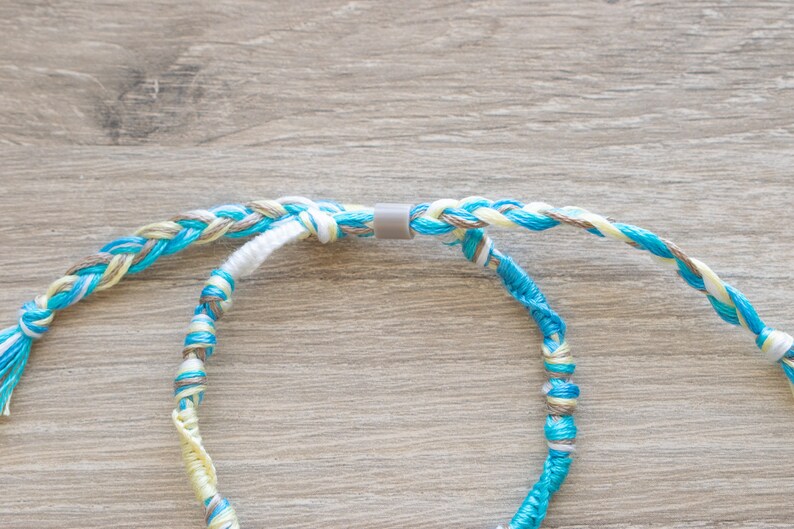 Knotted Friendship Bracelet/anklet | Skinny Bracelet/anklet | Beach ...